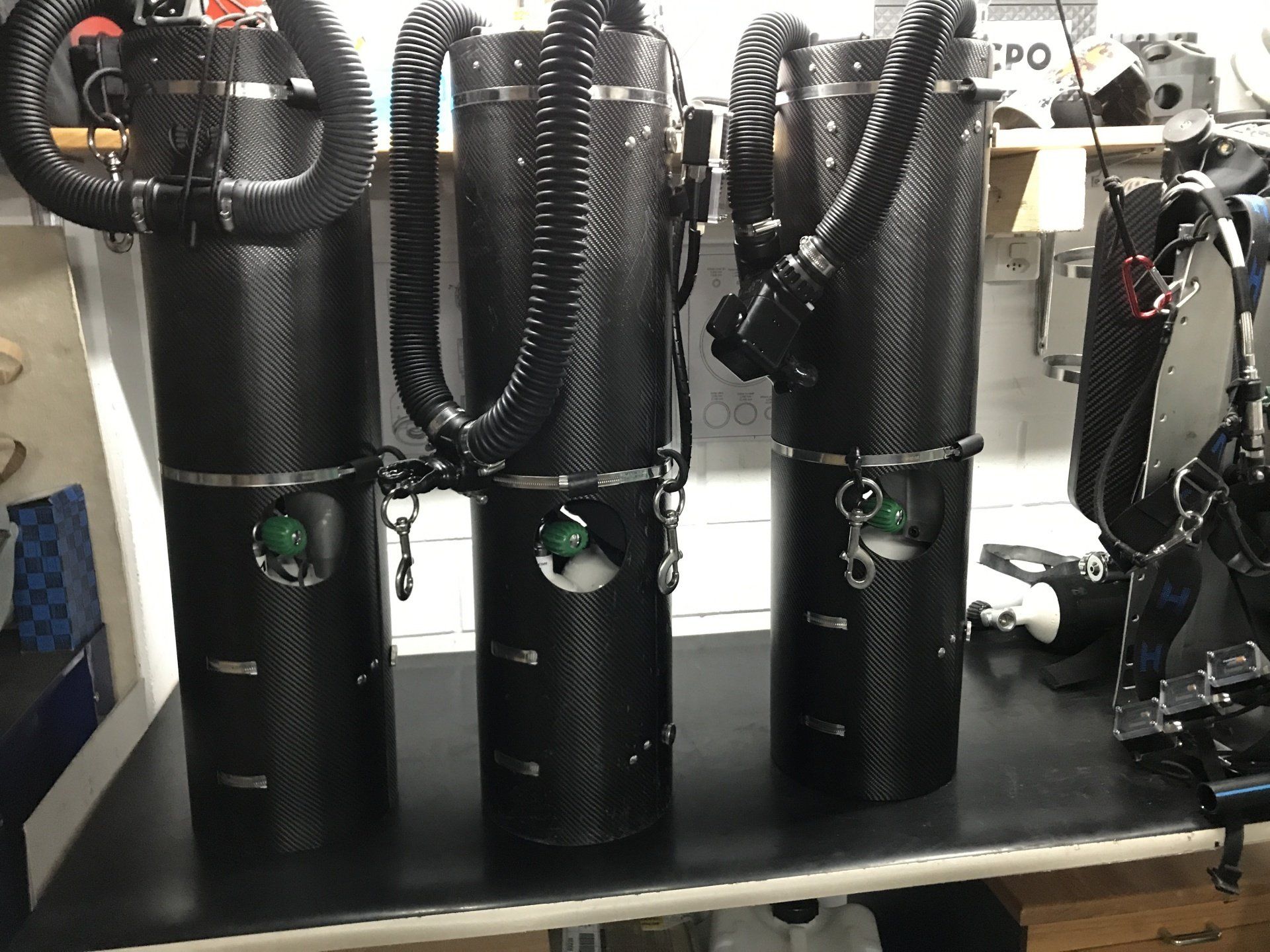 Sidemount und Rebreather