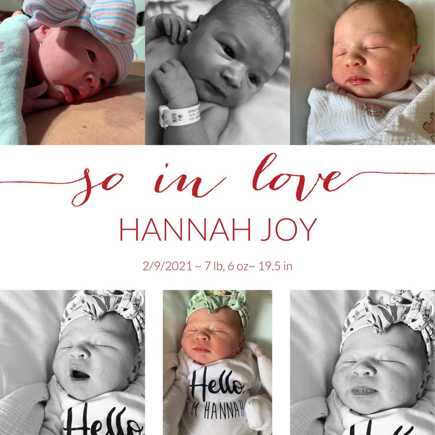 Welcome, Baby Hannah!