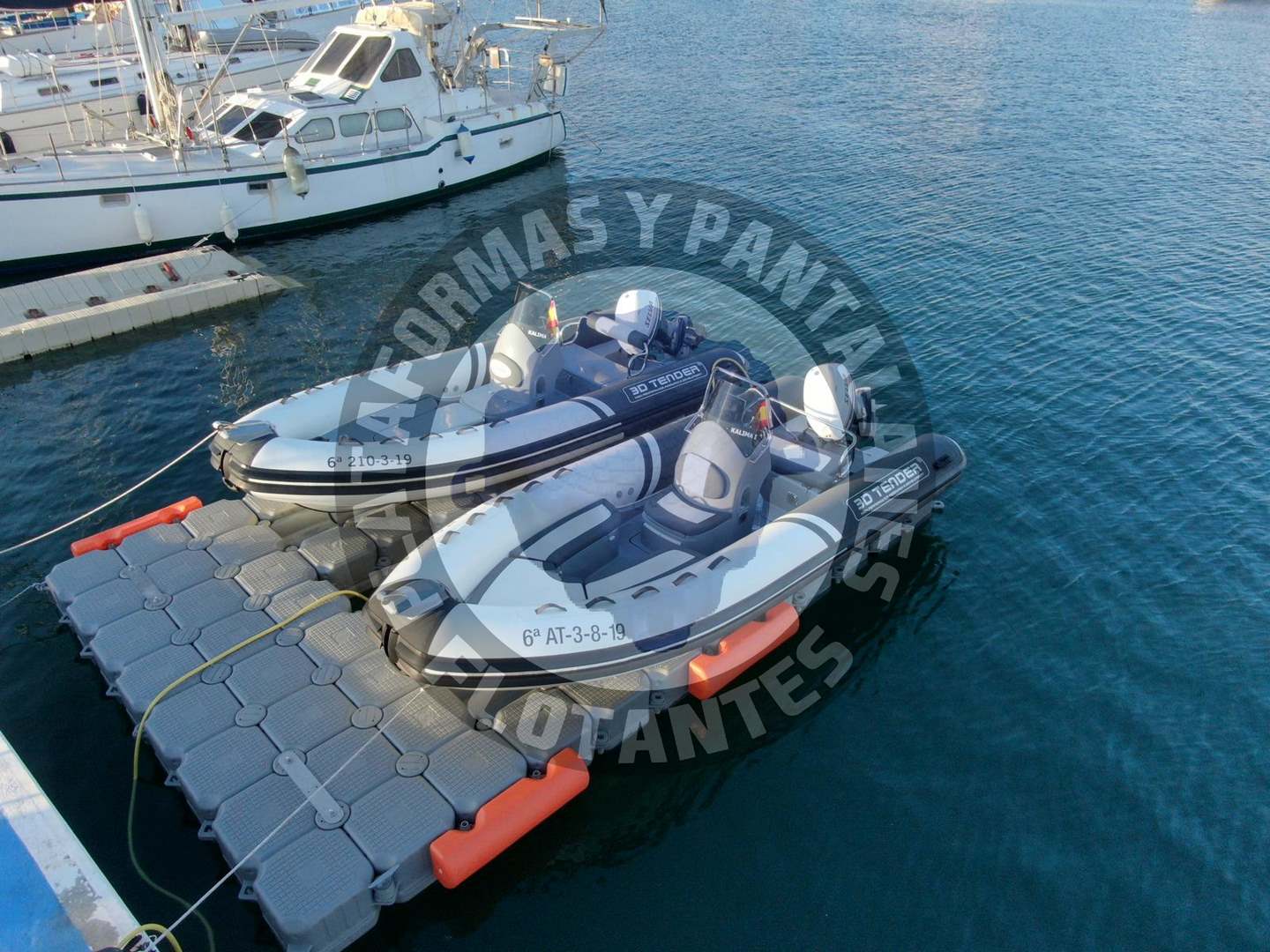 Plataforma Barca Neumatica o Semirrigida de 5 m