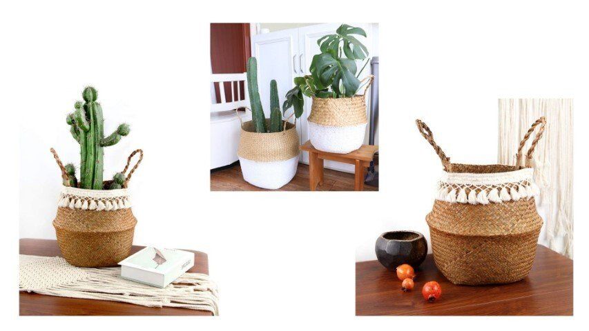 Cómo decorar con CESTOS DE MIMBRE en casa